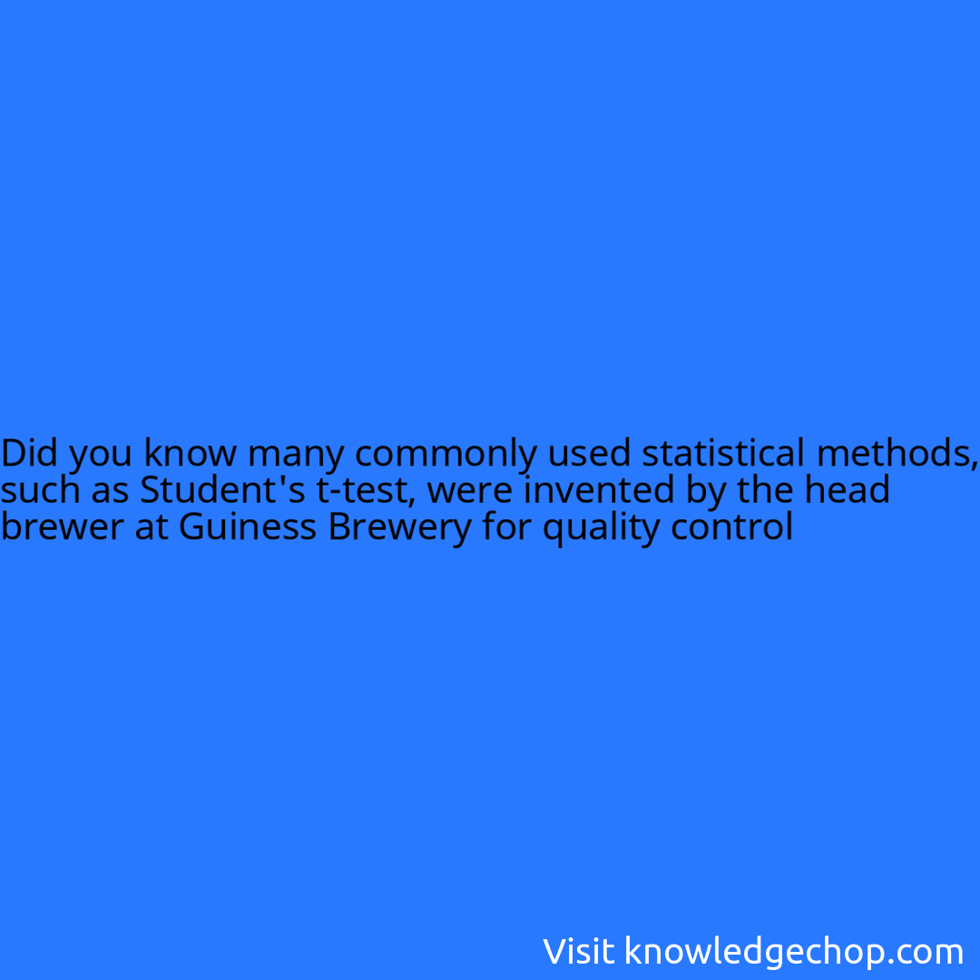 many commonly used statistical methods, such as Student's t-test, were ... many commonly used statistical methods, such as Student's t-test, were ...