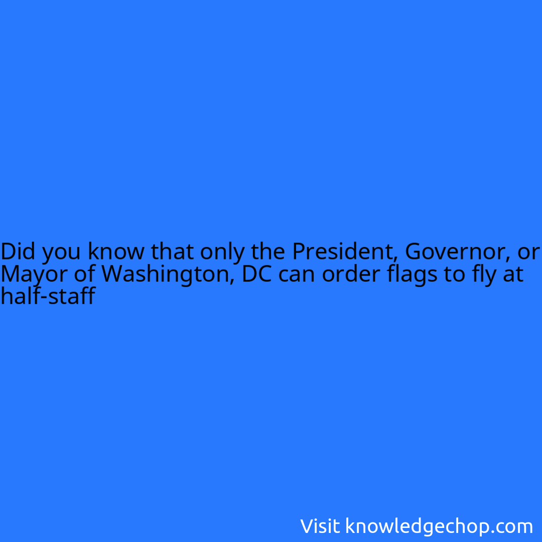 that only the President, Governor, or Mayor of Washington, DC can order ...
